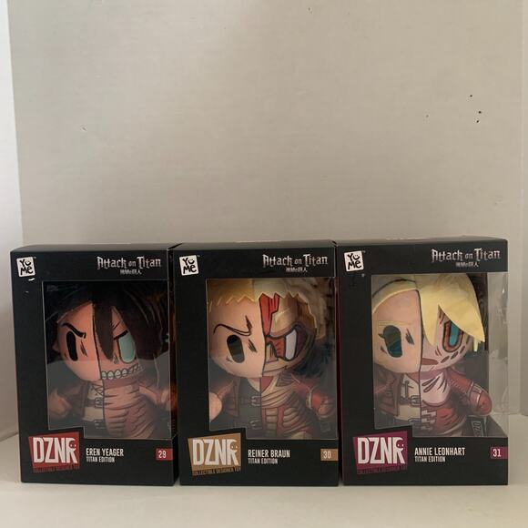 YuMe | Toys | Dznr Yume Attack On Titan 7in Dznr Collectible Plush Eren ...